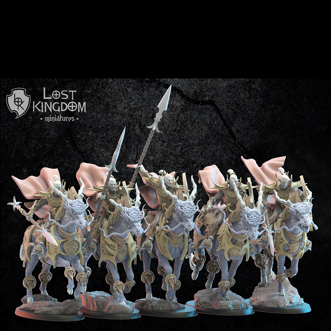 Shēdo Knights on Longma Display | Wargaming \ All products Wargaming \ Fantasy Regiments and The ...
