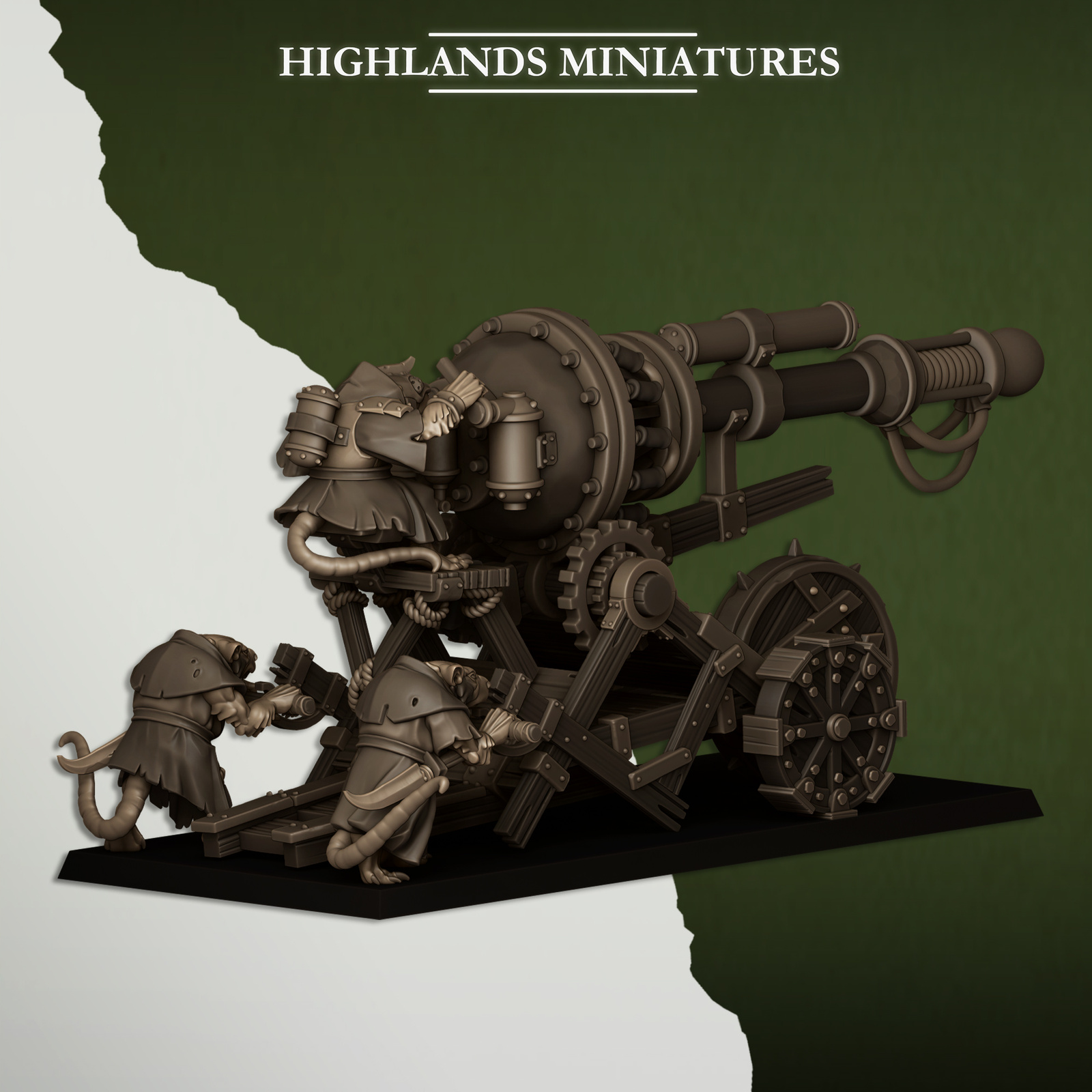 Sewer Vermin Cannon Display | Wargaming \ All products Wargaming \ Age of Fantasy \ All products ...