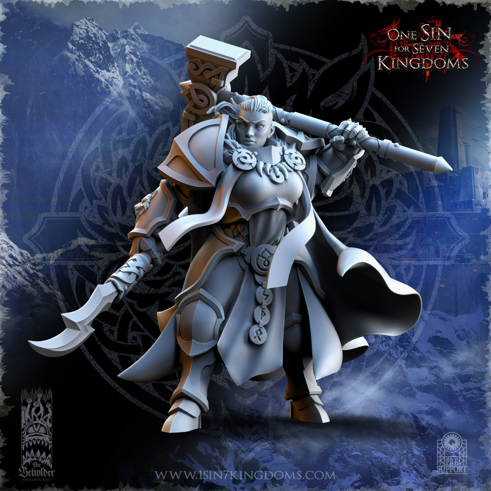 Valeskya, Stormwolf Captain Display | Wargaming \ All products ...