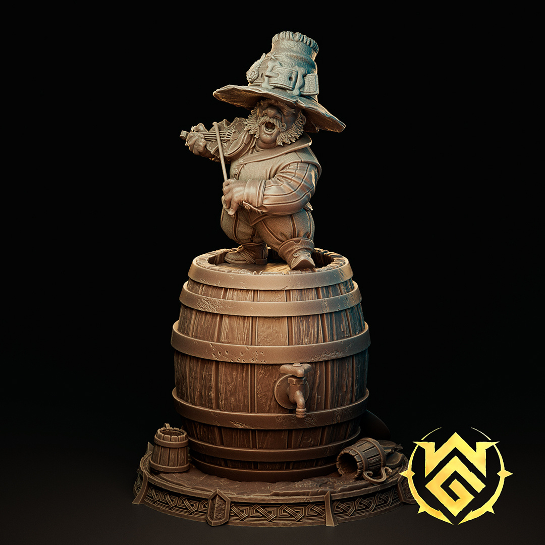 Fiddle Master Felix Display | RPG \ Heroes RPG \ All products | MiniMaker