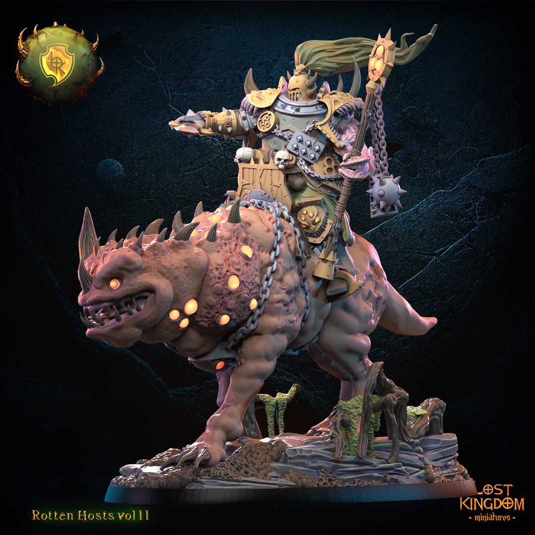 Gluttony Warriors Knight Hero On Rotten Beast Budget | Wargaming \ All ...