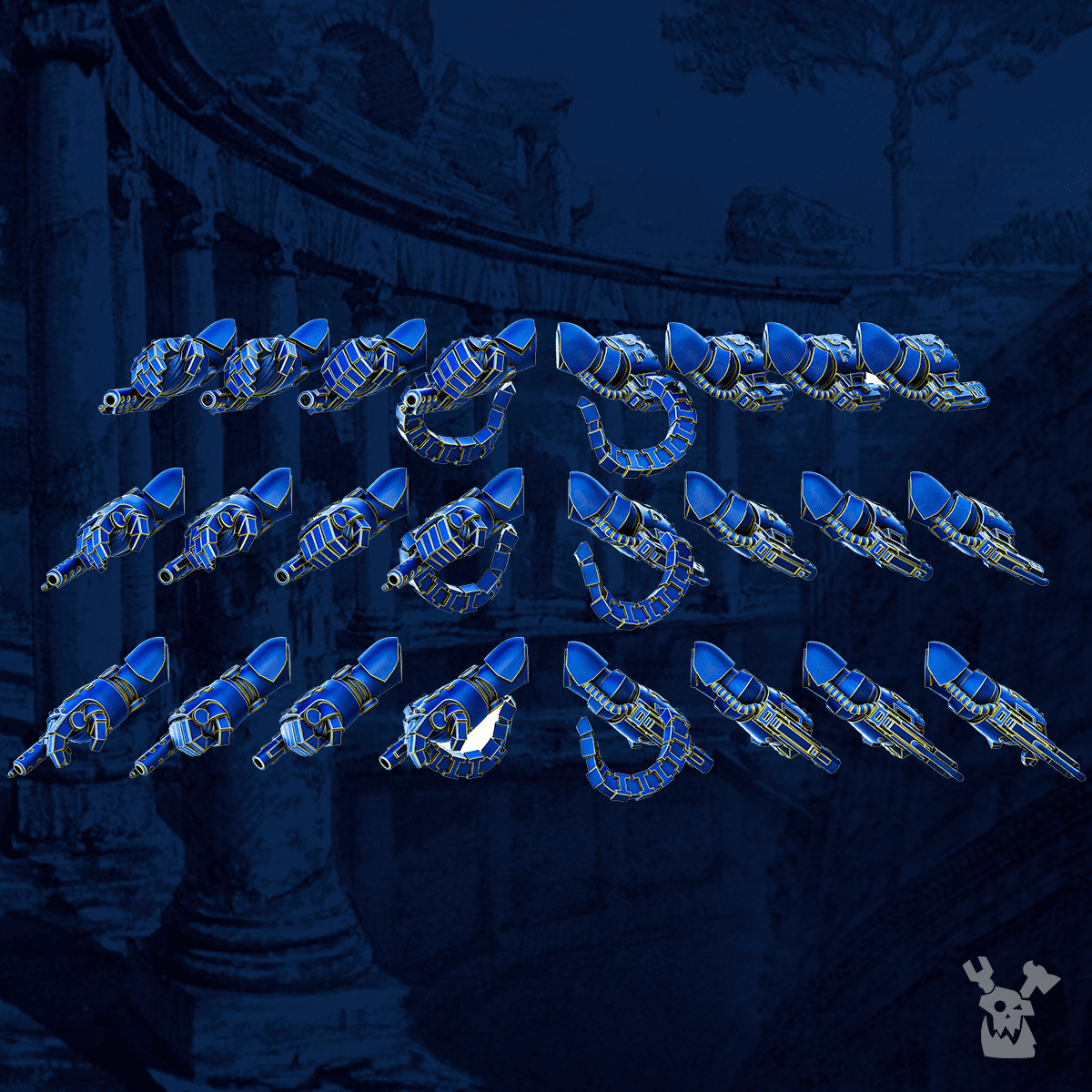 Gravis Princeps Squad (build-kit) Display | Wargaming \ Grimdark Future ...