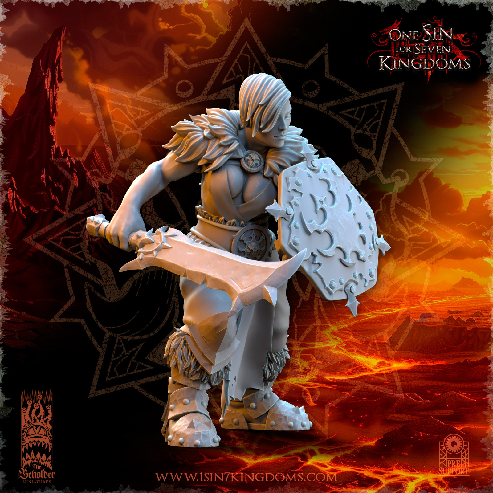 Realms of Mayhem Barbarian Razors (shields) Display | Wargaming \ All ...