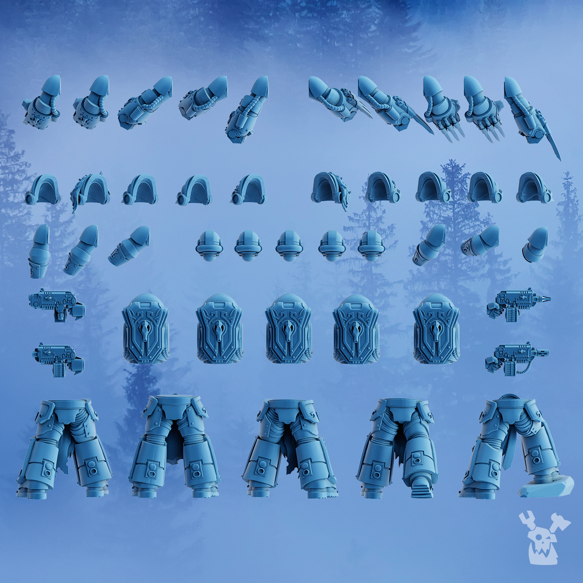 Icebreakers Squad (build kit) Display | Wargaming \ Grimdark Future ...