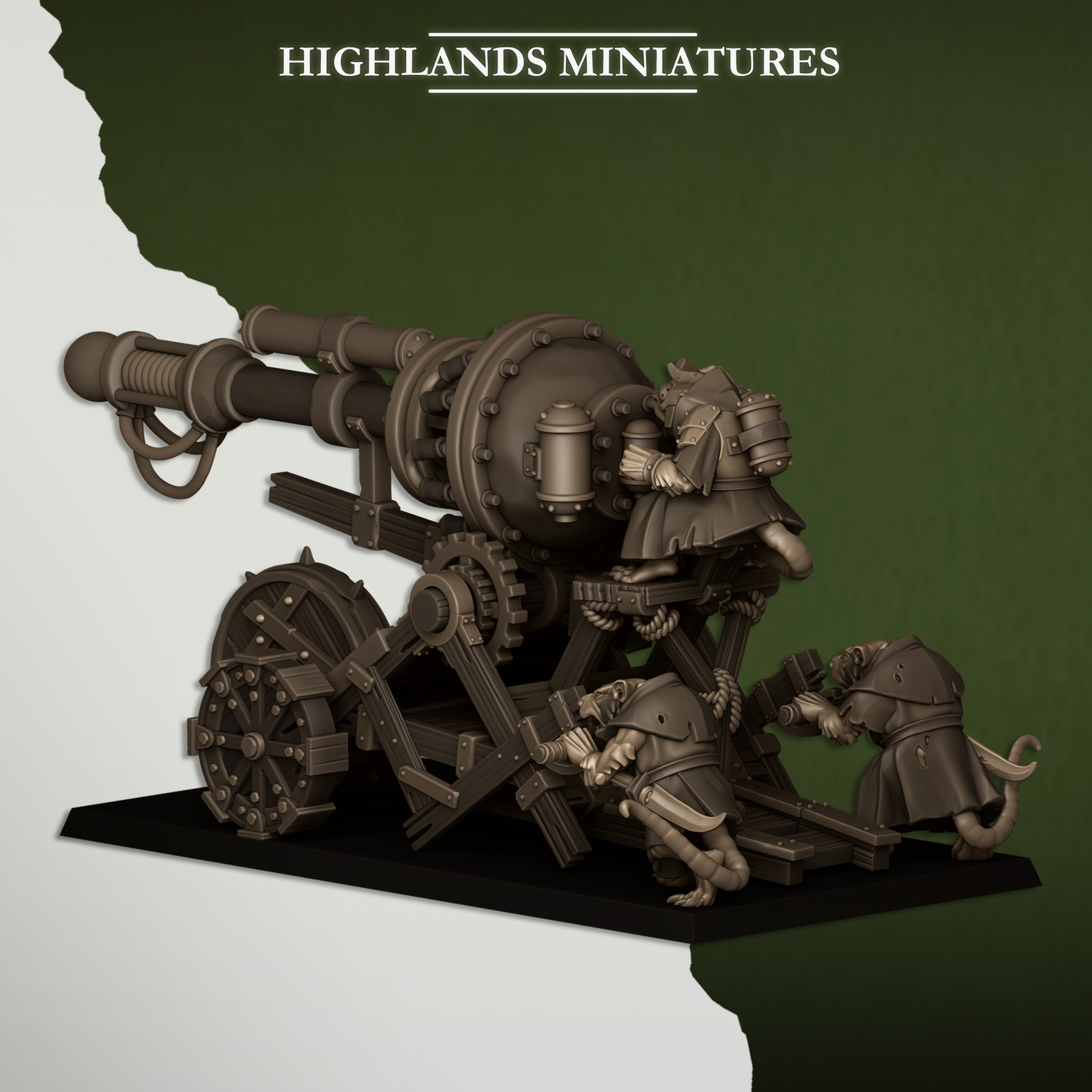 Sewer Vermin Cannon Display | Wargaming \ All products Wargaming \ Age of Fantasy \ All products ...