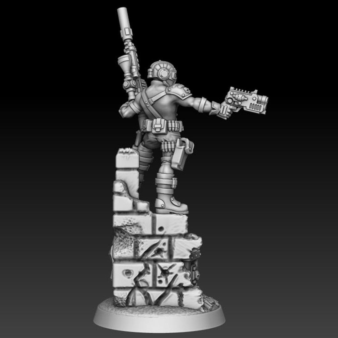 Vindicator Imperial Sniper Assassin (ver. 1) Display | Wargaming \ All ...